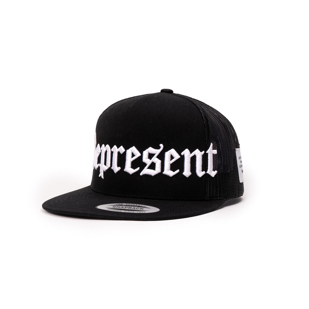 XLARGE Five-Panel Mesh Trucker Snapback Hat [BLACK] LIMITED EDITION ...