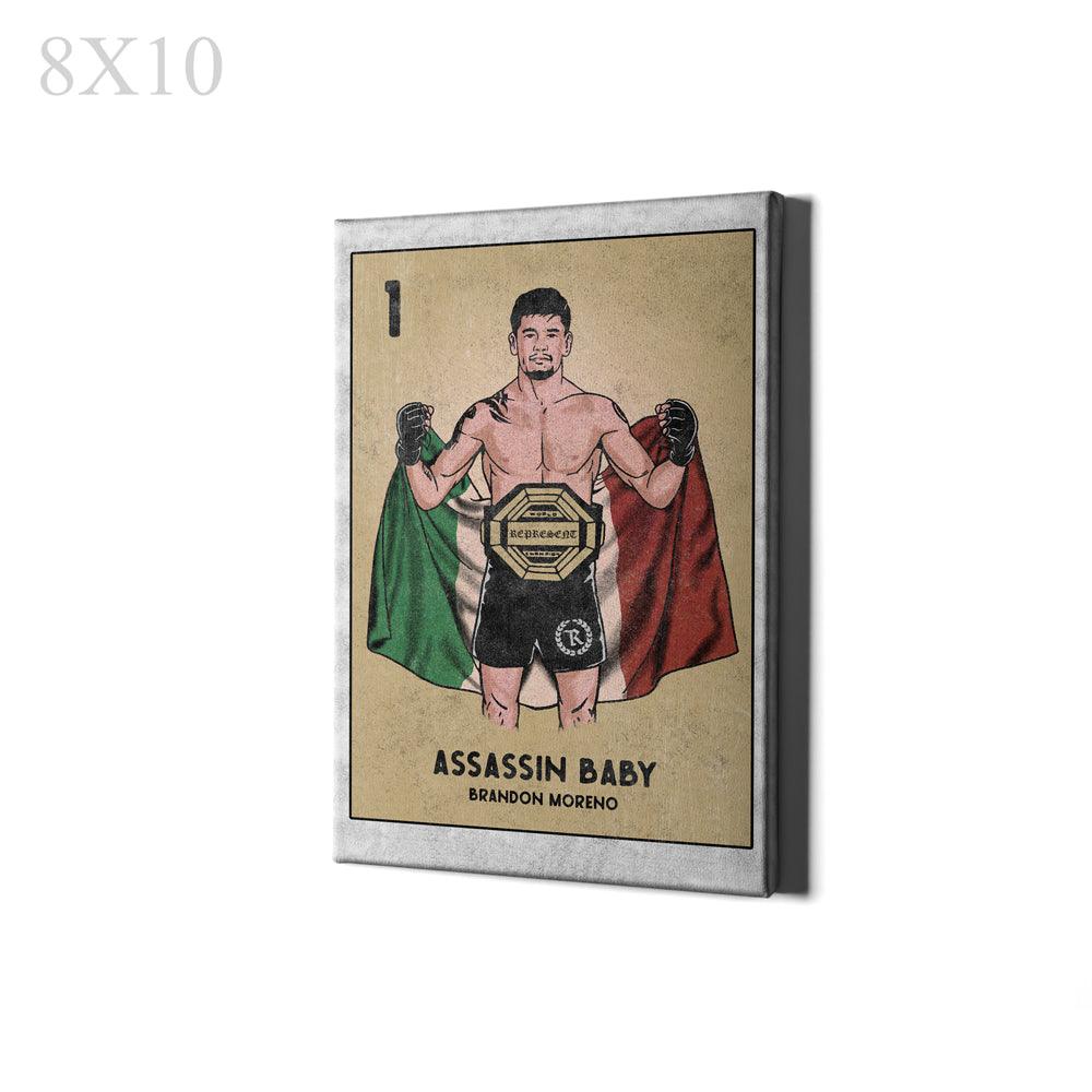 Brandon Moreno 'EL CAMPEON' Canvas Print [8X10 SIZE] 277 LIMITED ...